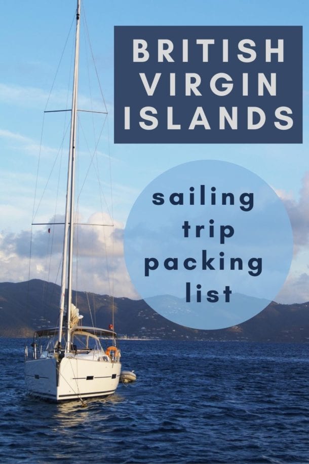 Sailing Trip Packing List: How to Pack for a One Week Sailing Adventure ...